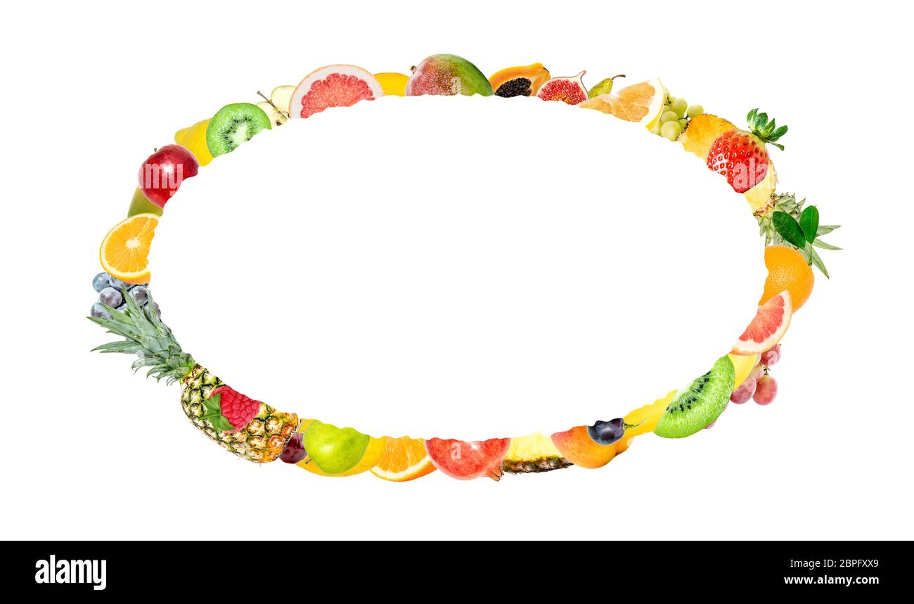 Fruit Oval Frame