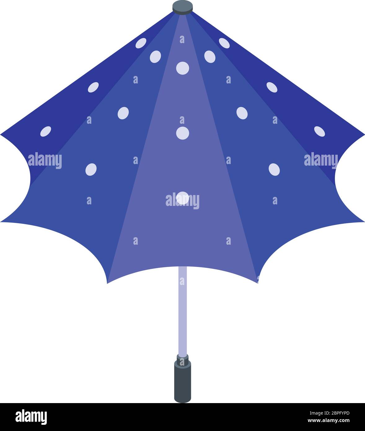 Polka dot umbrella Stock Vector Images - Alamy