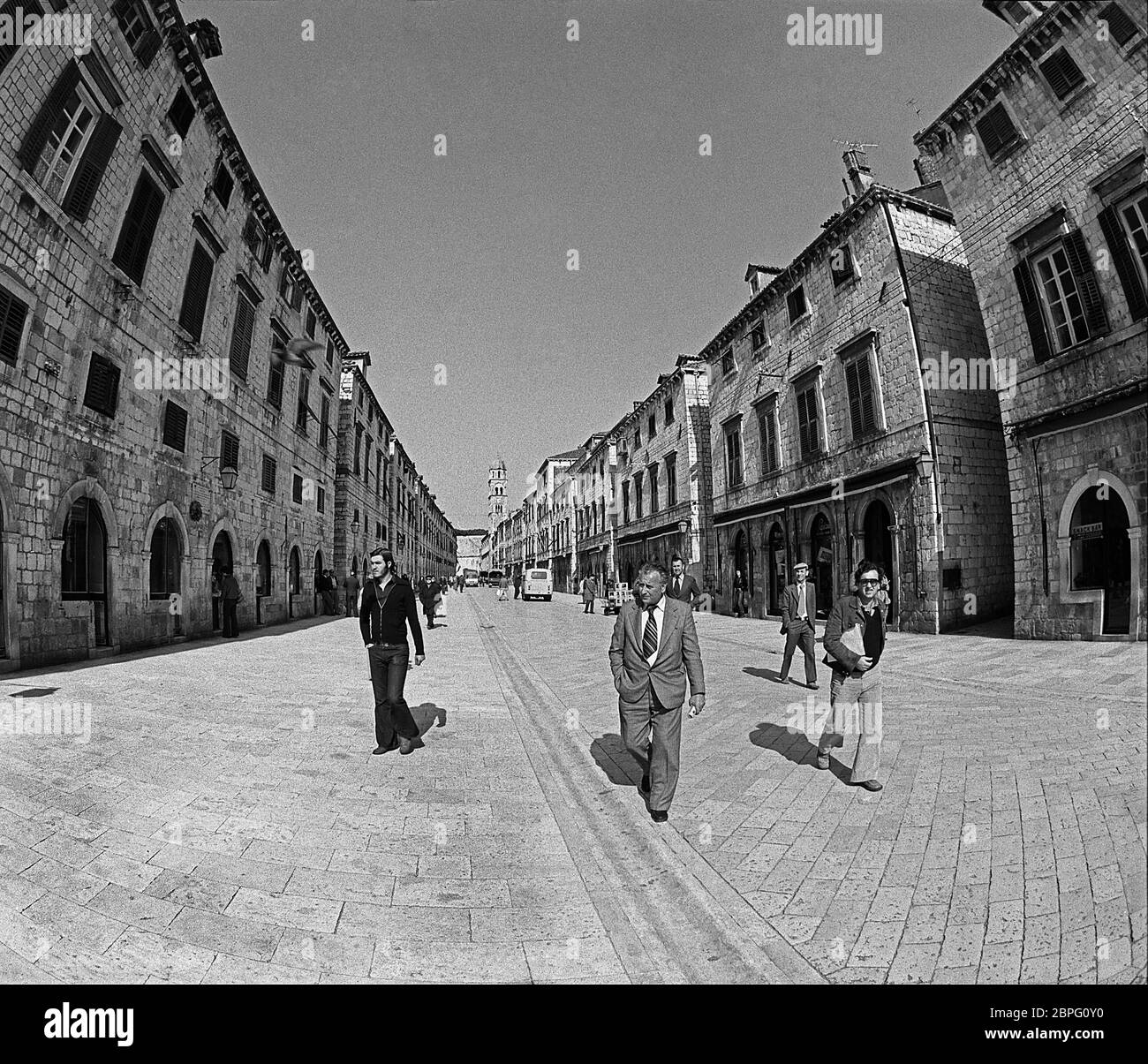 1970s main street Black and White Stock Photos & Images - Alamy