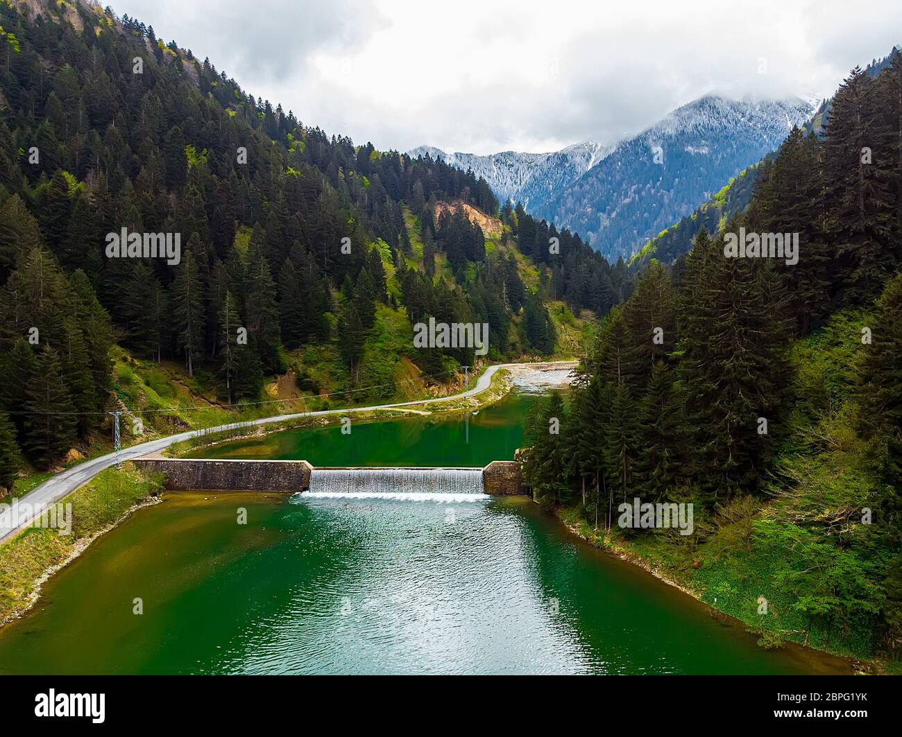Beautiful natural landscape Uzungol in city of Trabzon Turkey Stock ...