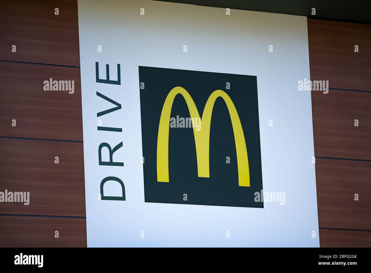 Osnabrueck, Germany May 17th, 2020: Symbolic images - 2020 McDrive, MC ...