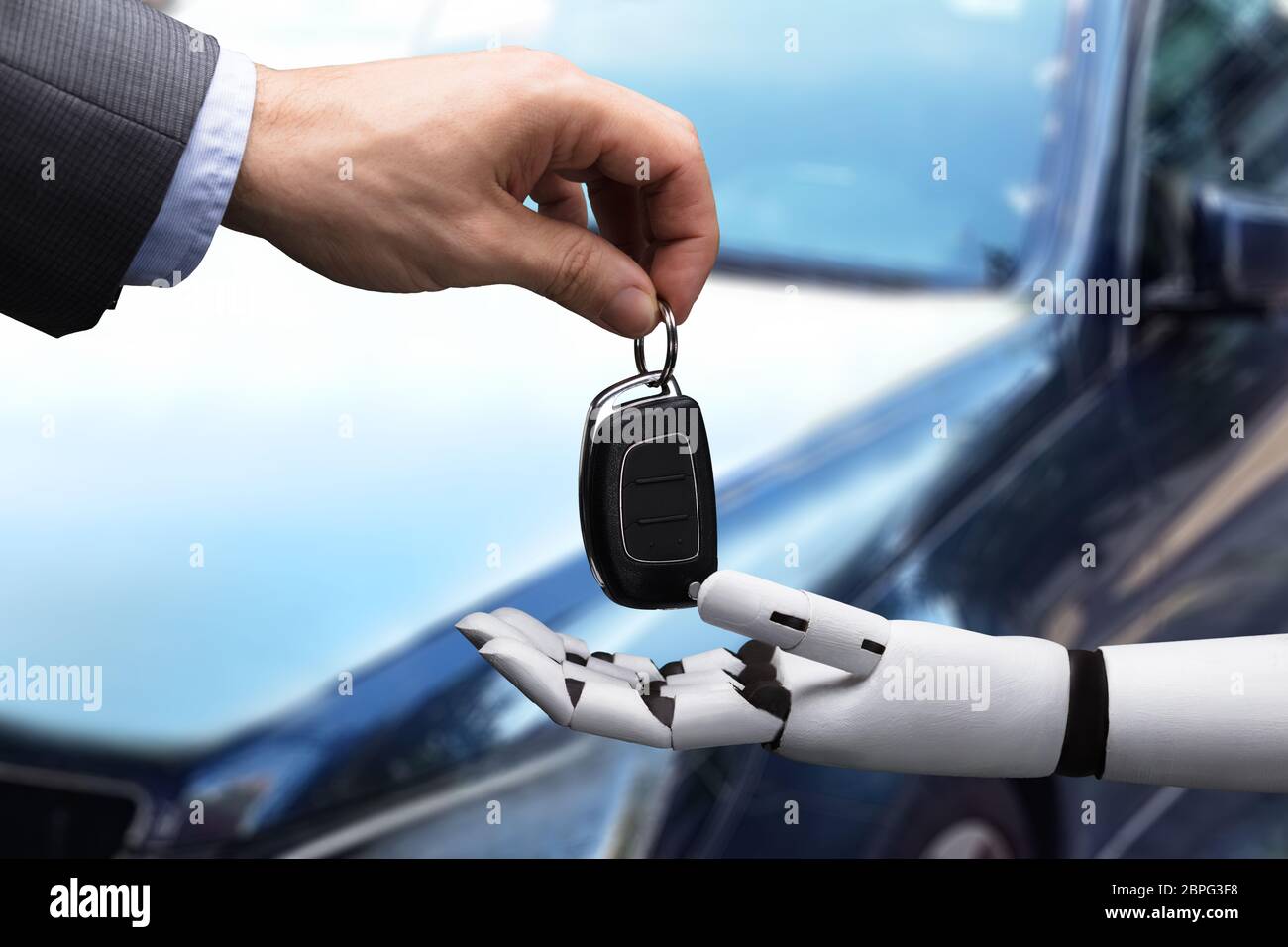 Human robot of the driving business hi-res stock photography and images ...