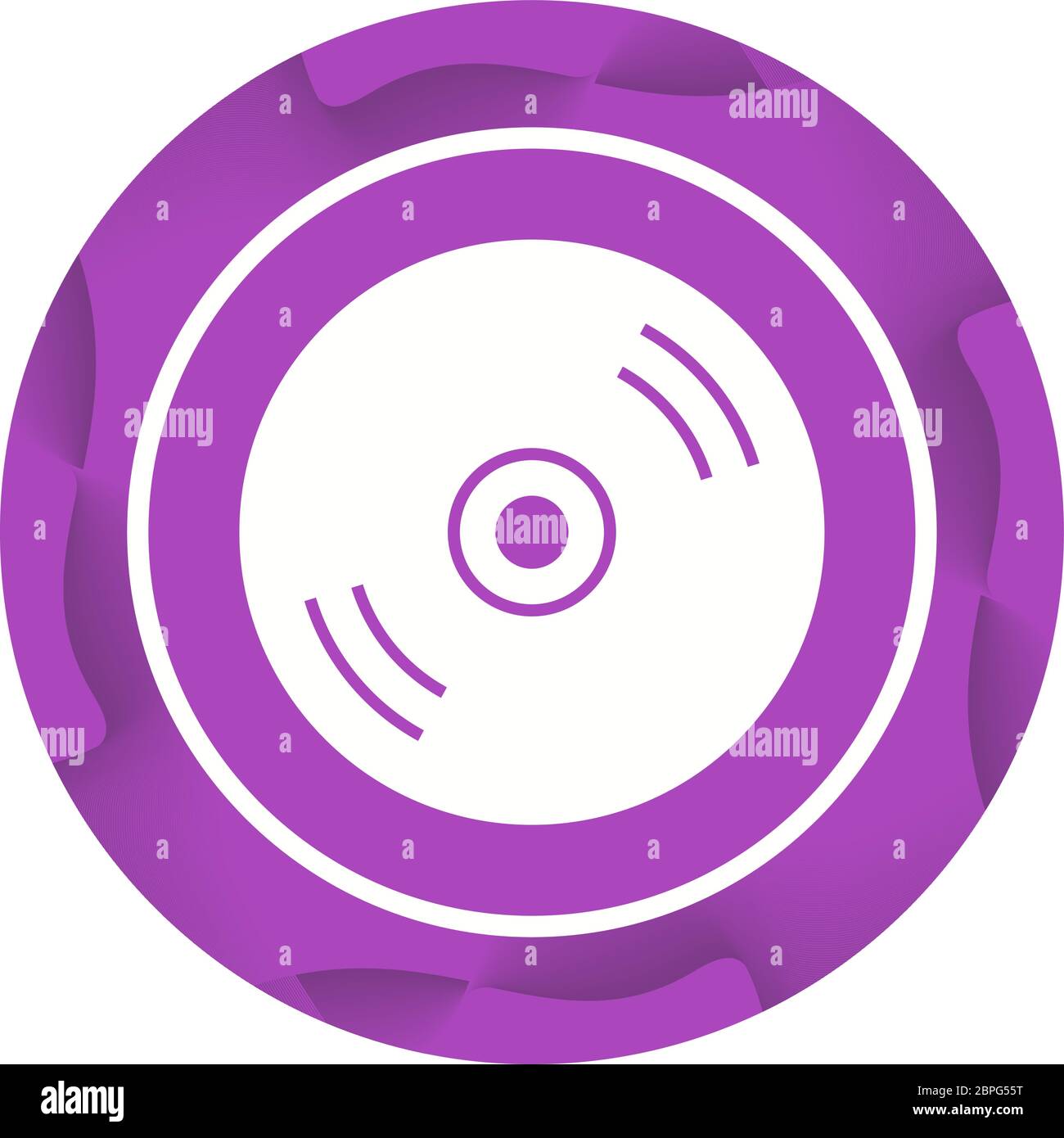 Beautiful CD Glyph Vector Icon Stock Vector Image & Art - Alamy