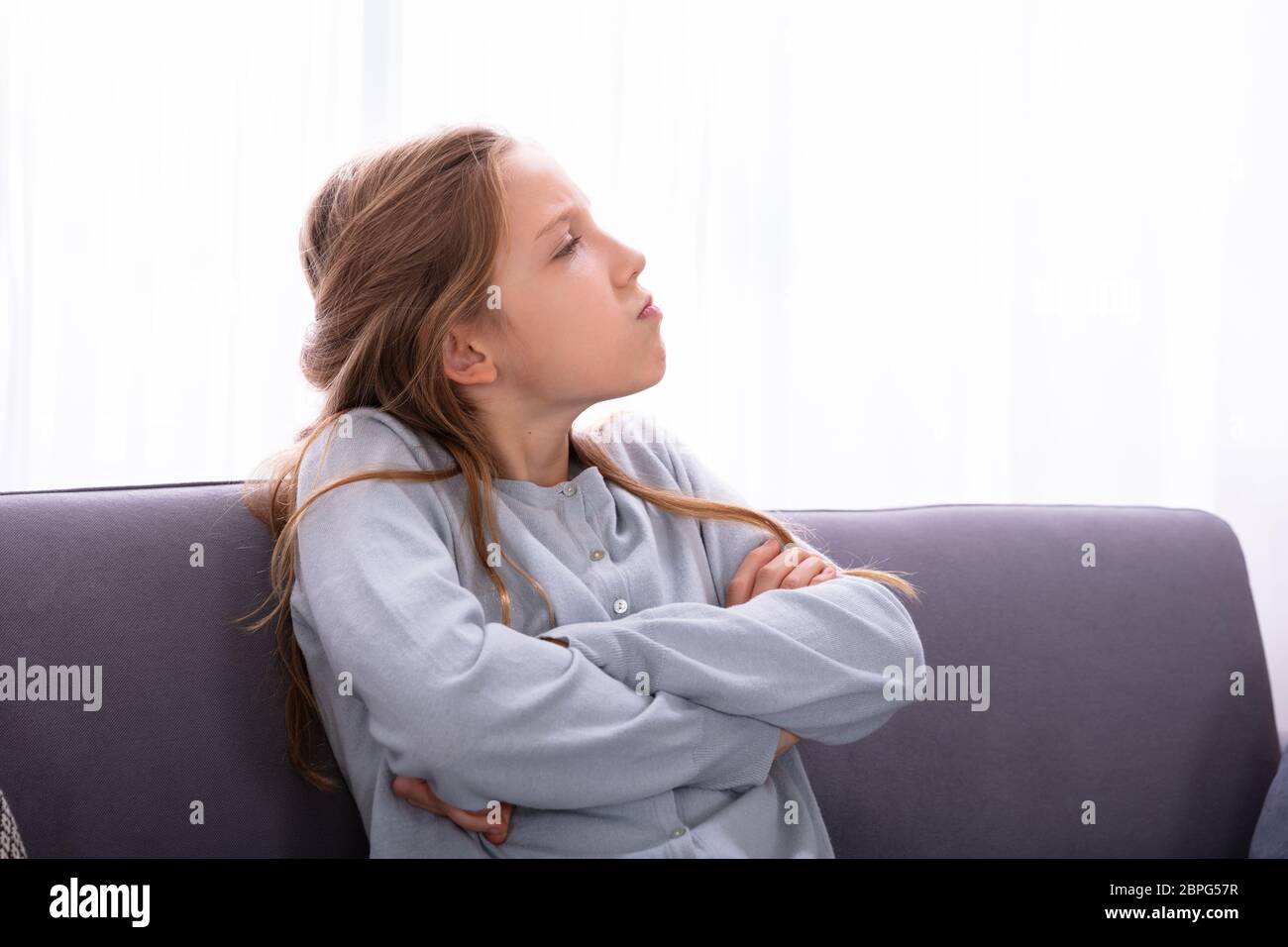 Children angry arms crossed hi-res stock photography and images - Alamy