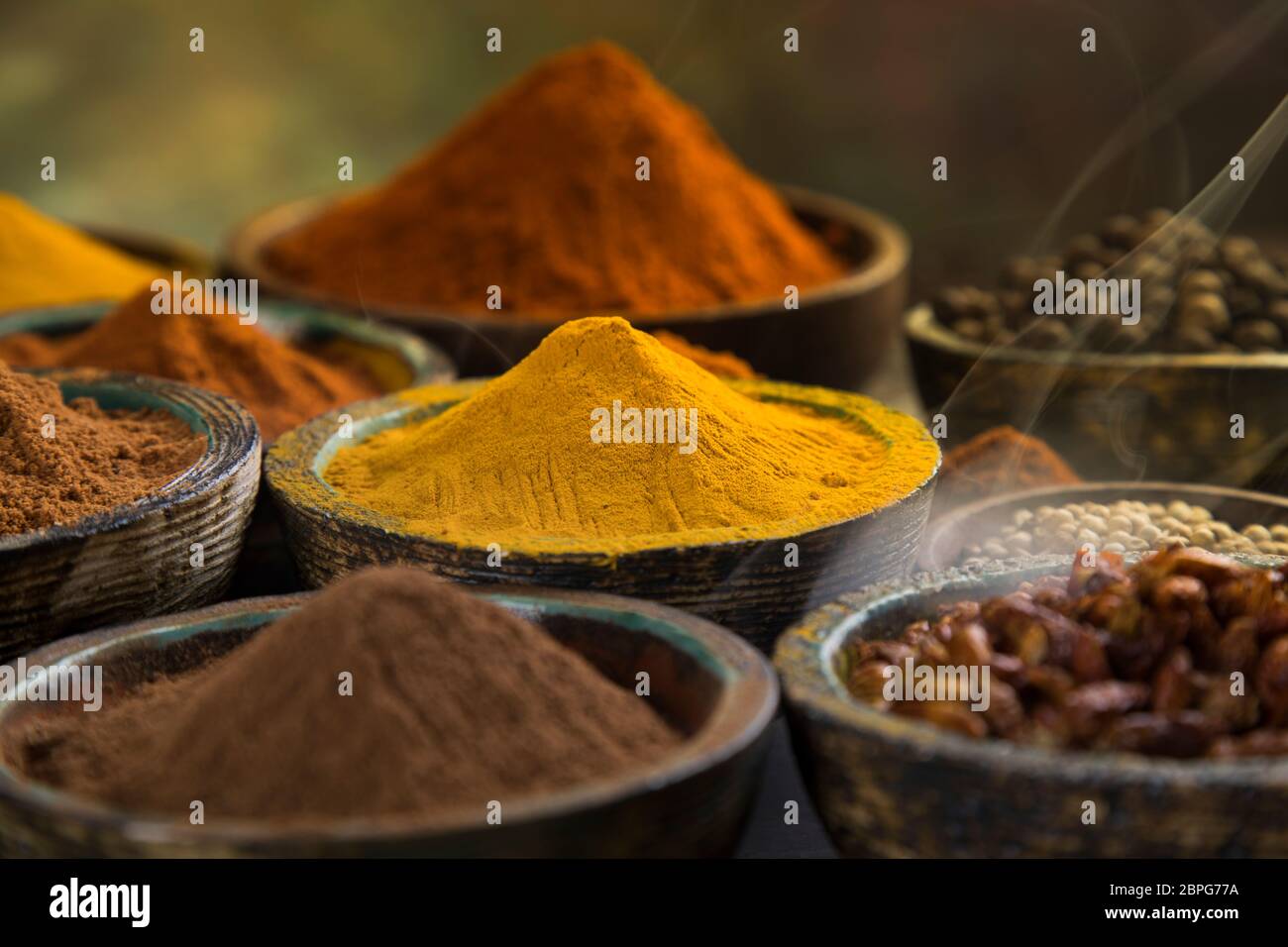 Smoke background , Spice Still Life Stock Photo - Alamy