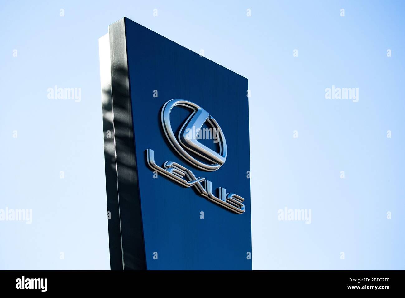 Osnabrueck, Germany May 17th, 2020: Symbolic images - 2020 Lexus, logo ...