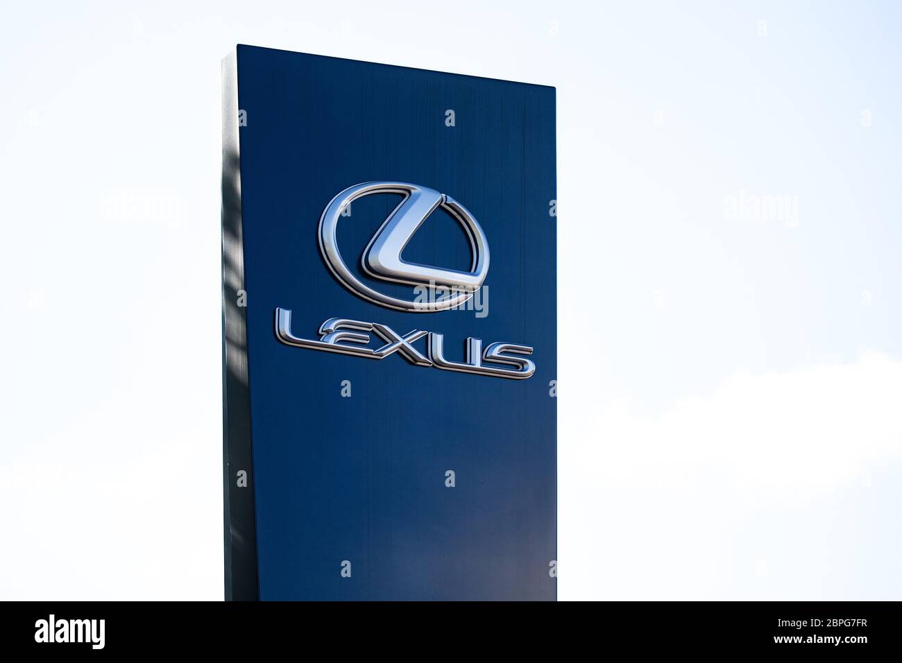 Osnabrueck, Germany May 17th, 2020: Symbolic images - 2020 Lexus, logo ...