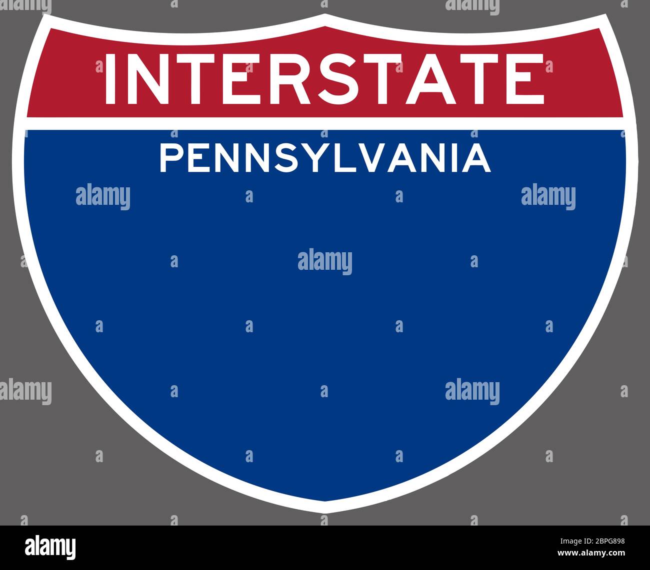 interstate pennsylvania sign highway route american usa transport ...