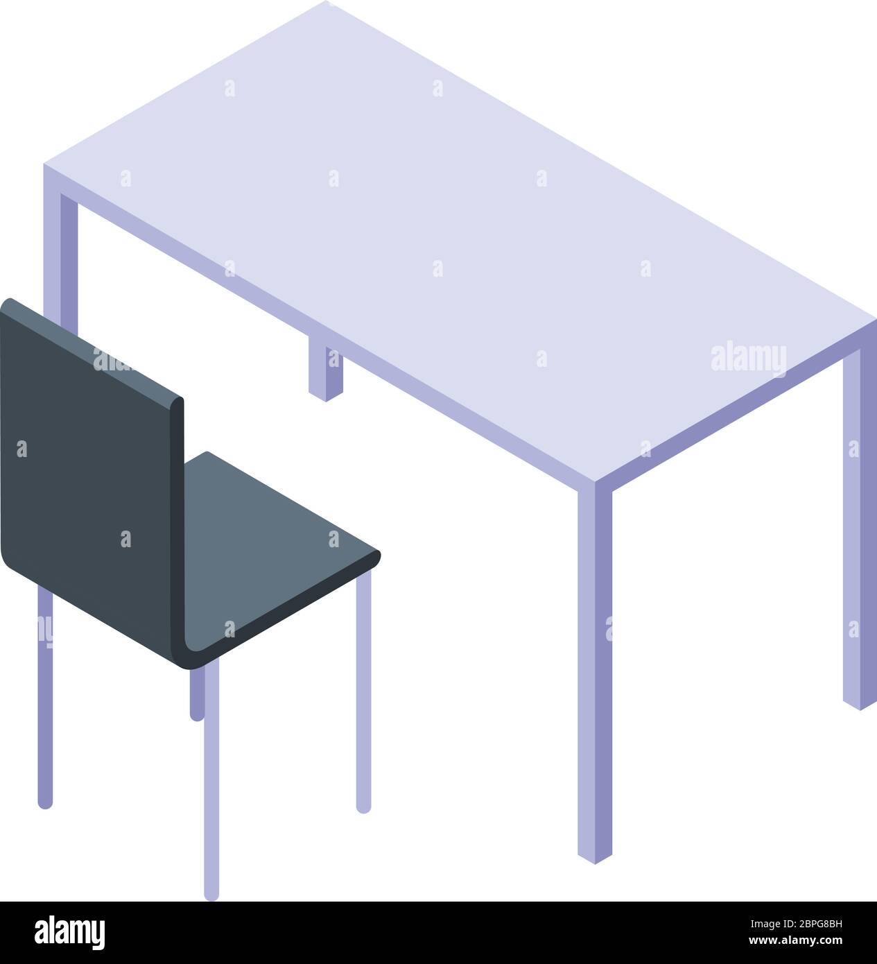 Office table chair icon, isometric style Stock Vector Image & Art - Alamy