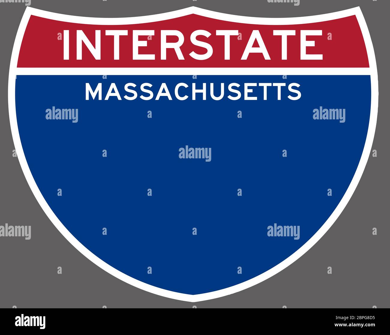 interstate massachusetts sign highway route american usa transport ...