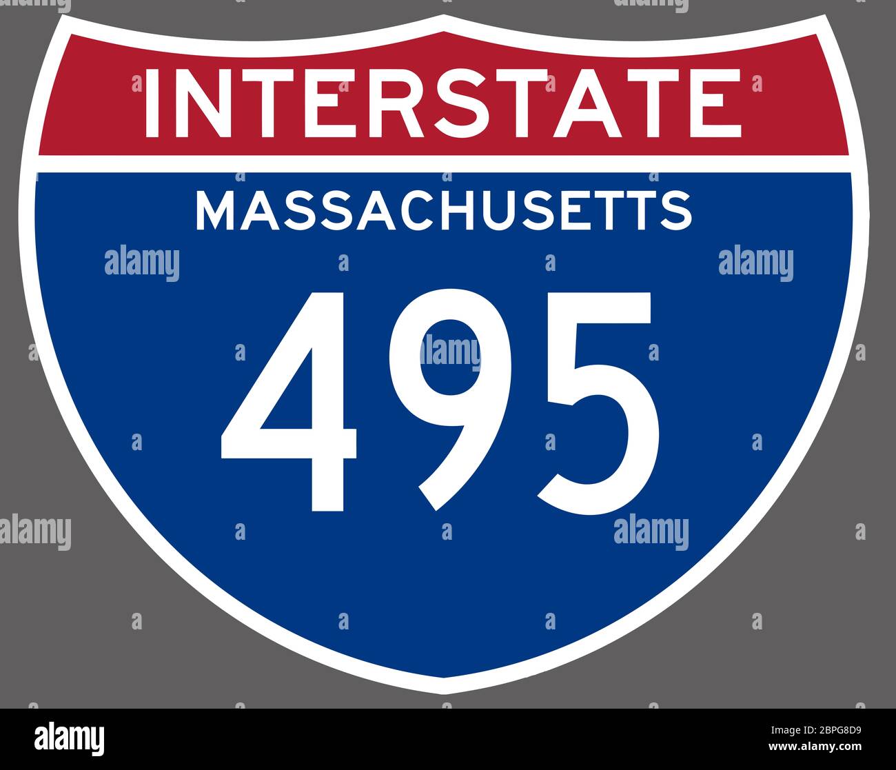interstate 495 massachusetts sign highway route american usa transport ...