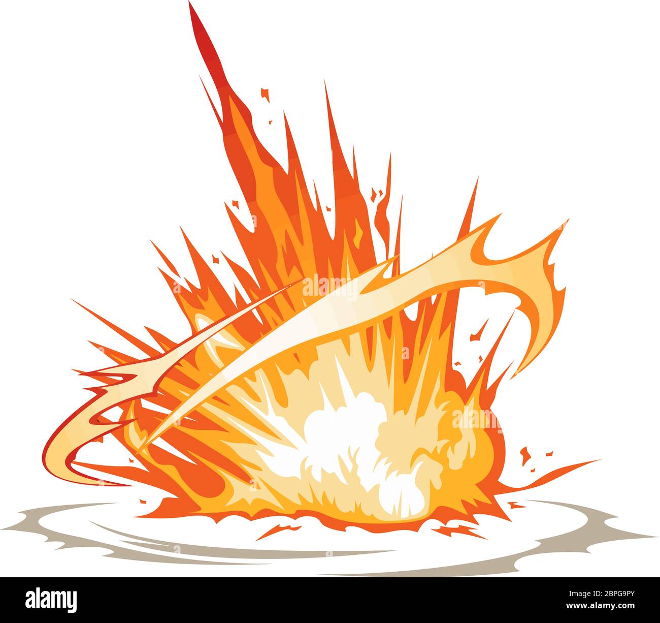 Fire Explosion Clip Art