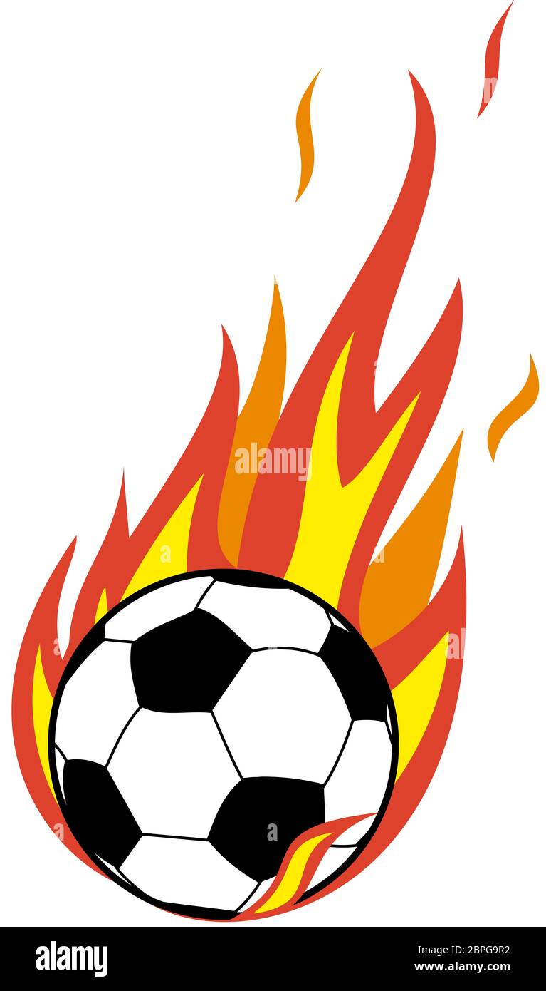 Flaming football hi-res stock photography and images - Alamy