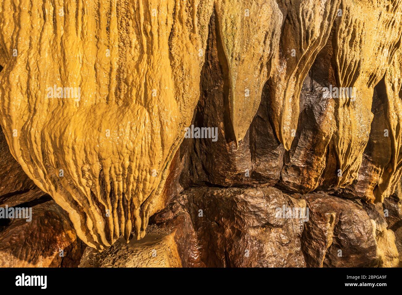 Stalagmites rock cave hi-res stock photography and images - Alamy