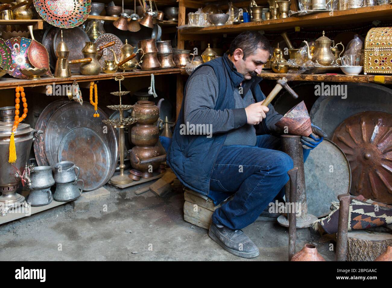 The working and beating of copper has been a tradition and means of ...