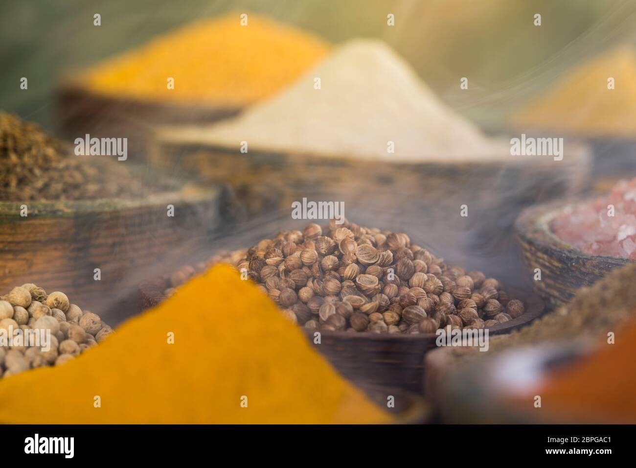 Smoke background , Spice Still Life Stock Photo - Alamy