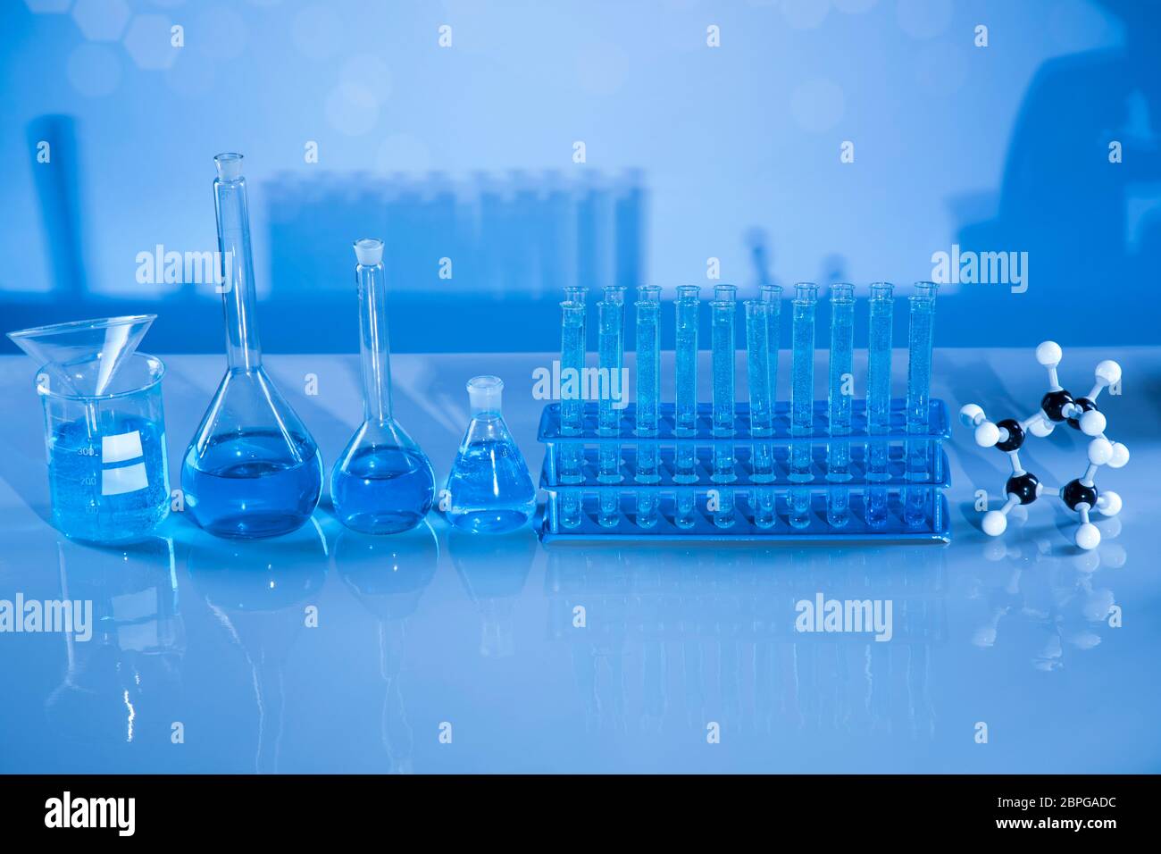 Science experiment,Laboratory equipment, Development background Stock ...