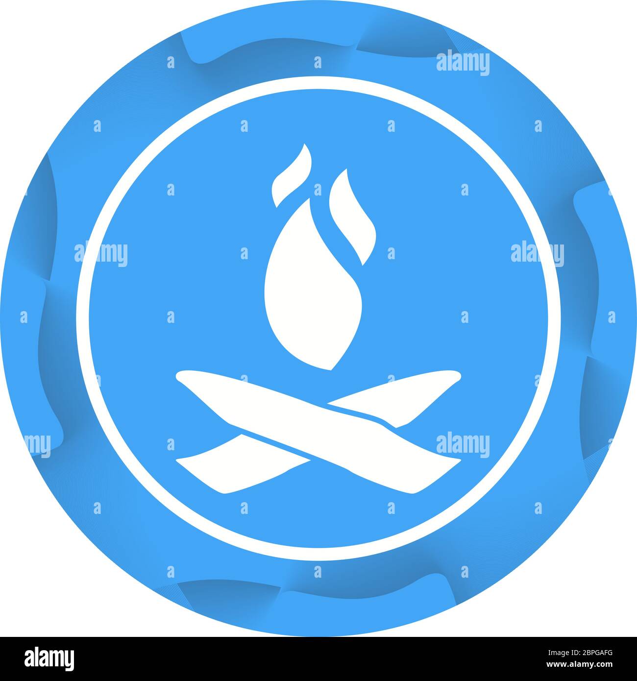 Beautiful Fire Glyph Vector Icon Stock Vector Image & Art - Alamy