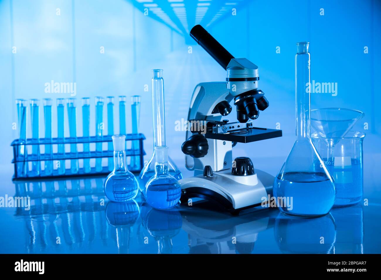 Science experiment,Laboratory equipment, Development background Stock ...