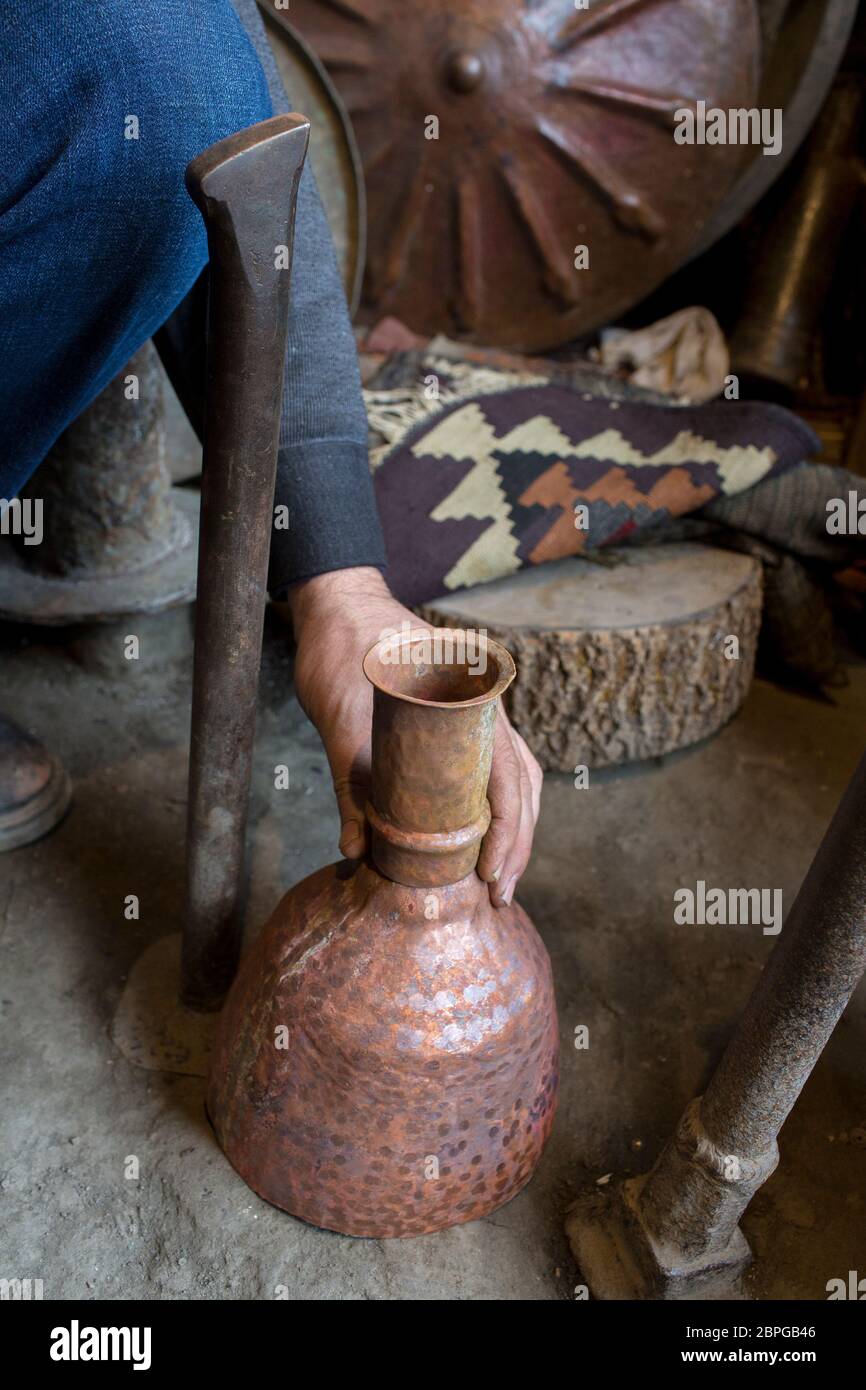 The working and beating of copper has been a tradition and means of ...