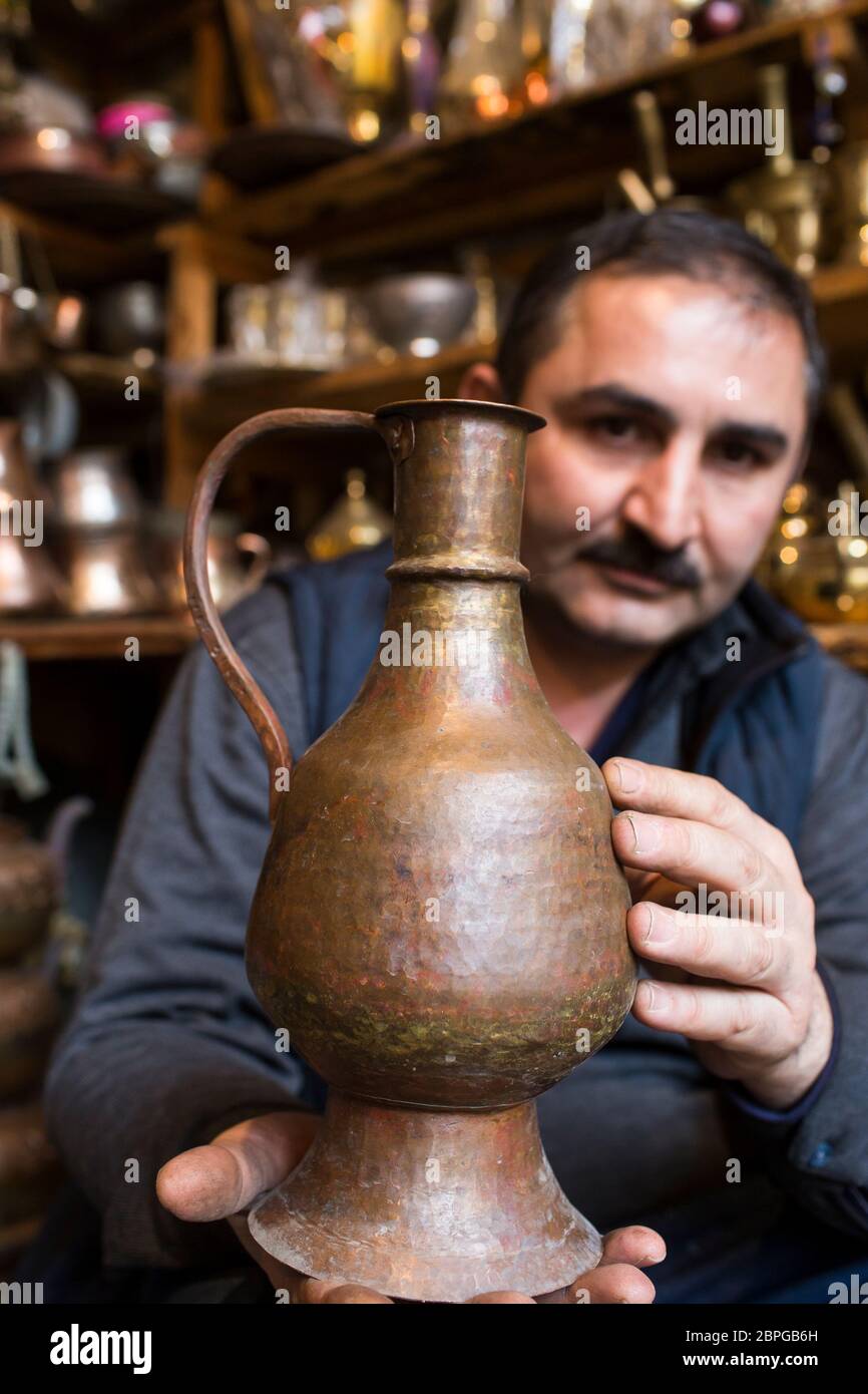 The working and beating of copper has been a tradition and means of ...