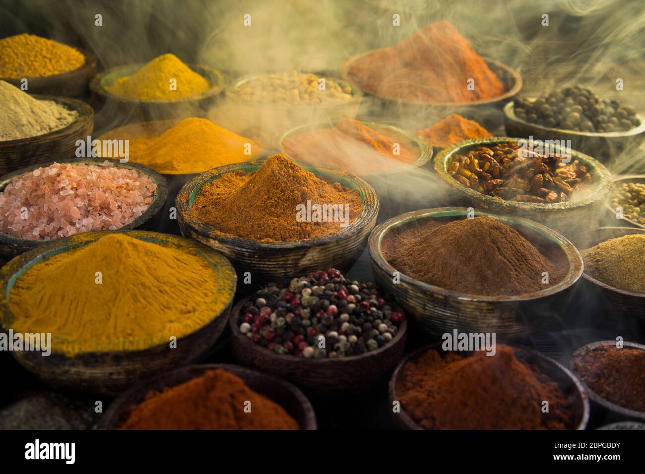 Smoke background , Spice Still Life Stock Photo - Alamy