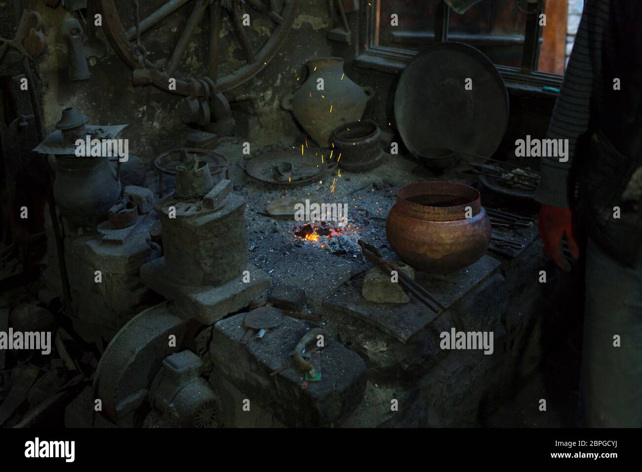 The working and beating of copper has been a tradition and means of ...