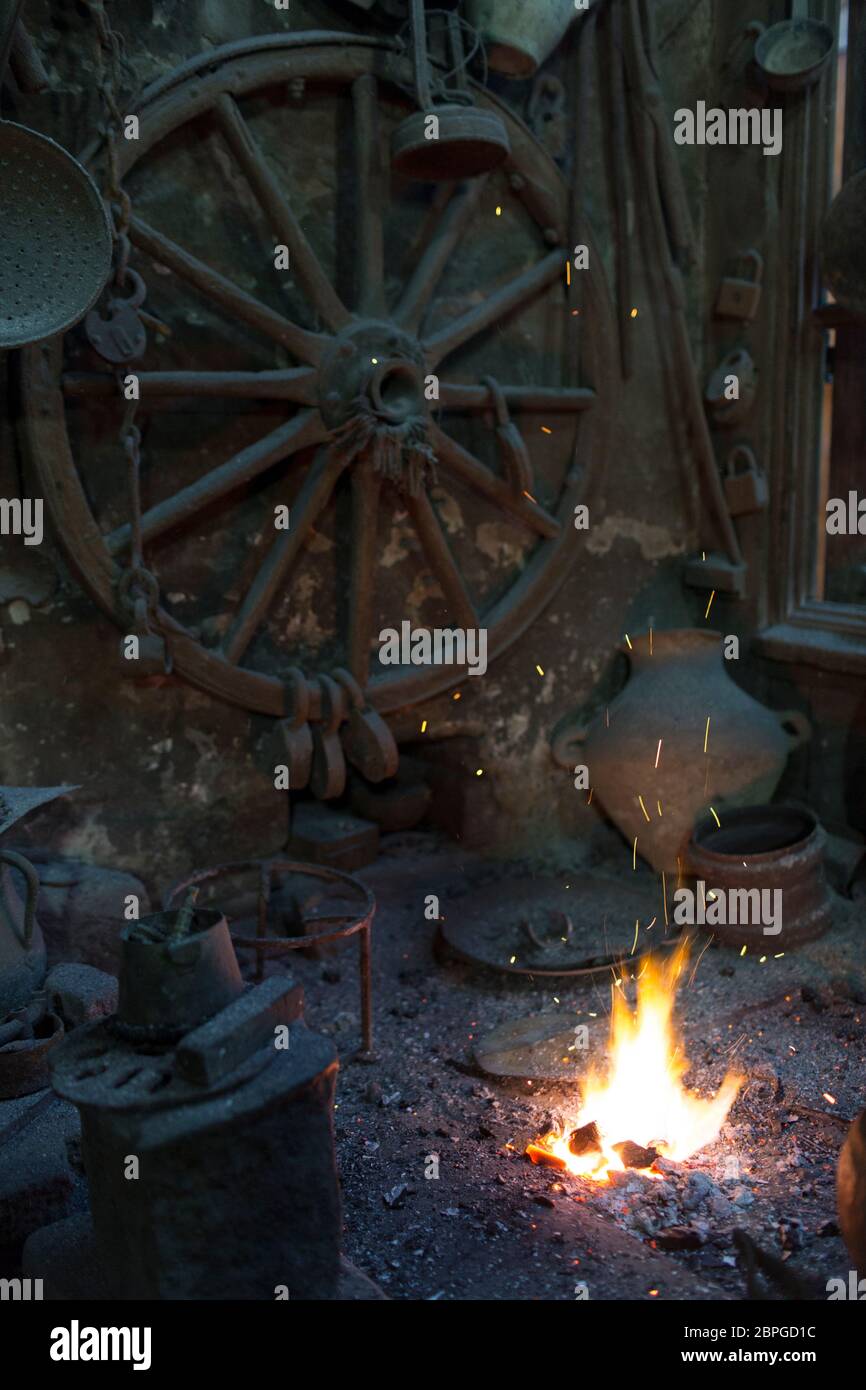 The working and beating of copper has been a tradition and means of ...