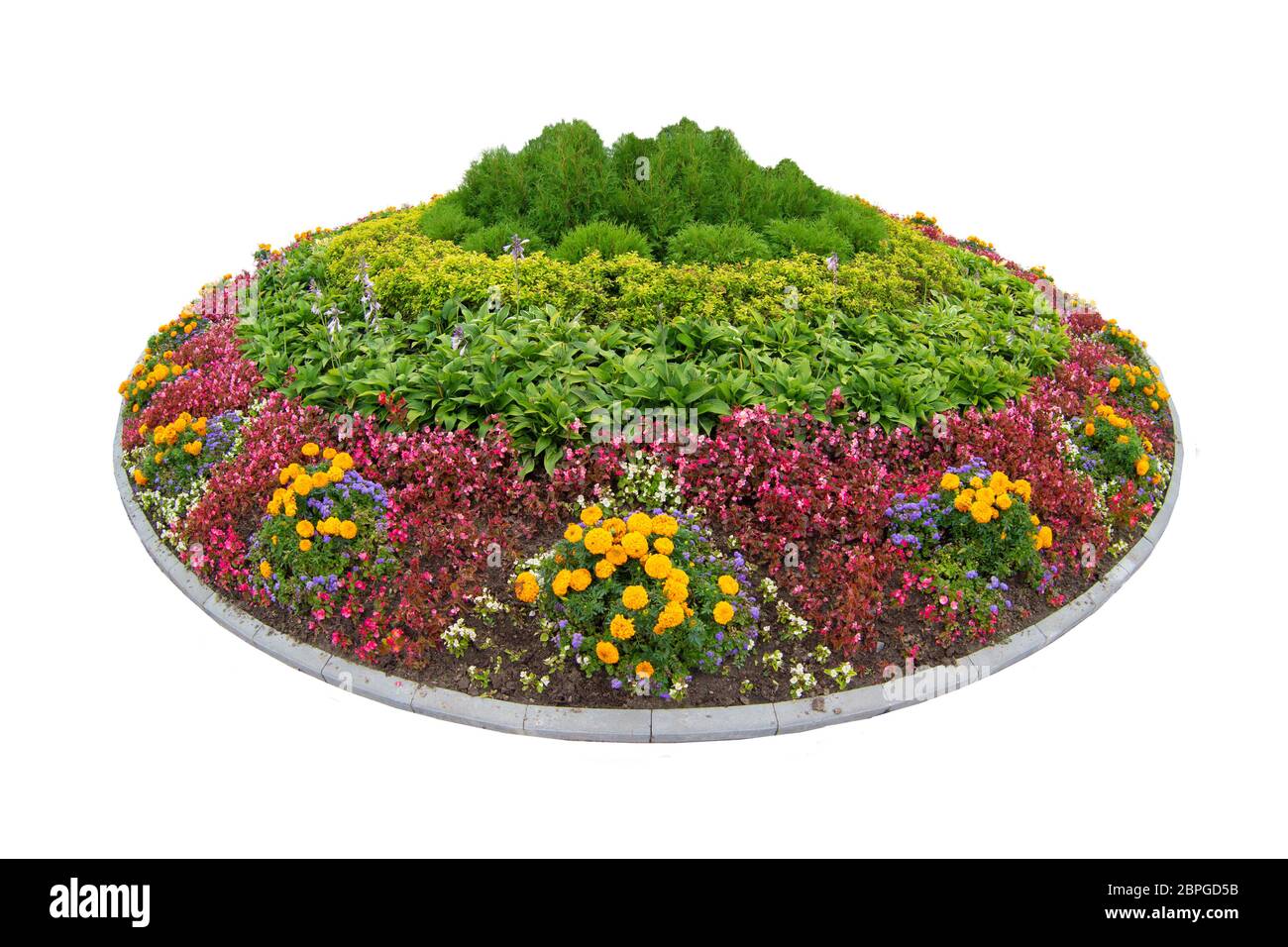 Round flower bed hi-res stock photography and images - Alamy