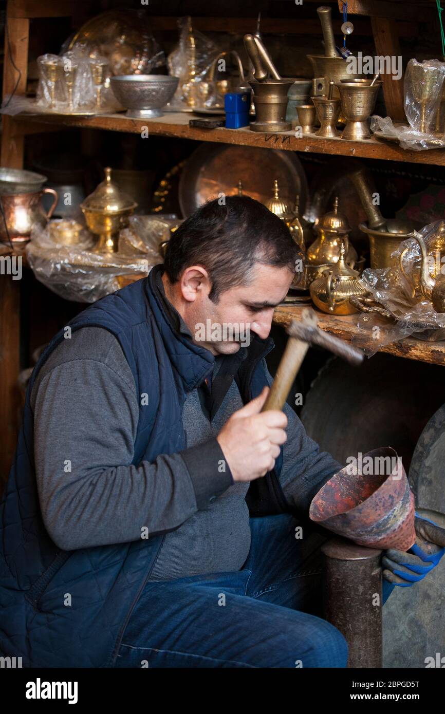 The working and beating of copper has been a tradition and means of ...