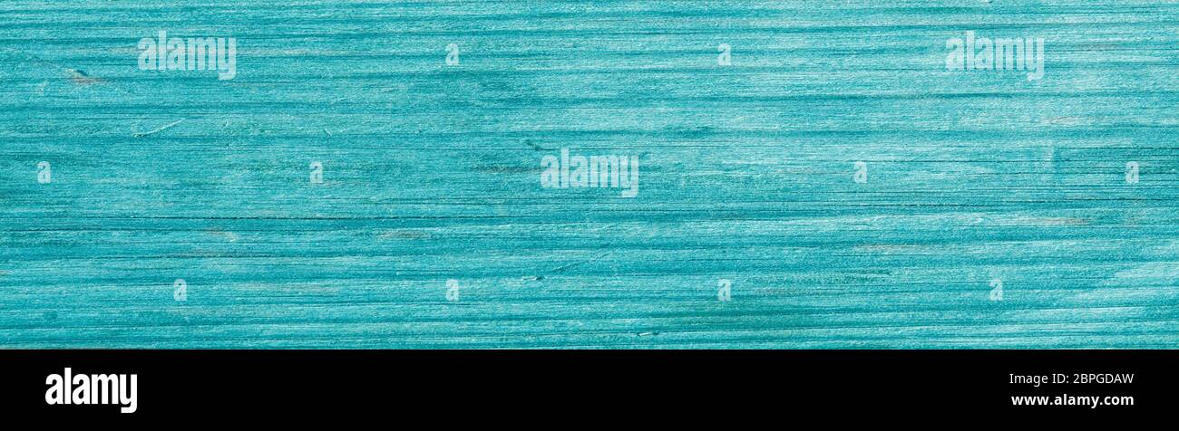 Turquoise wooden banner. Background wooden texture of turquoise color ...