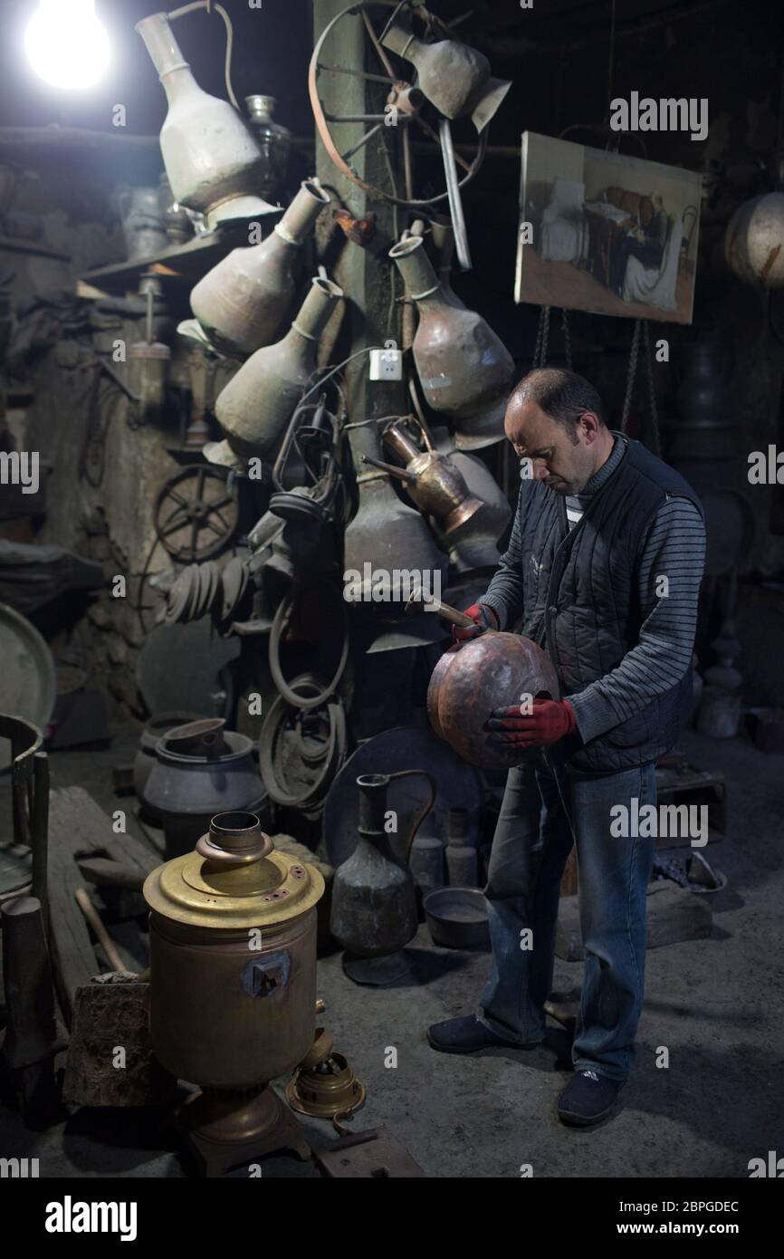 The working and beating of copper has been a tradition and means of ...