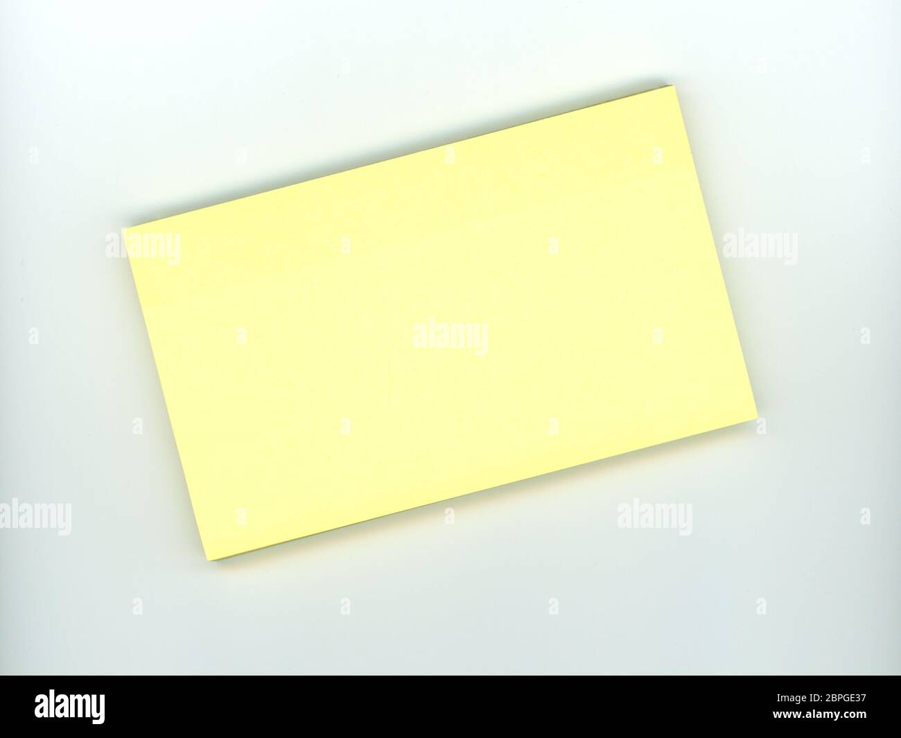 Blank yellow sticky note with copy space Stock Photo - Alamy