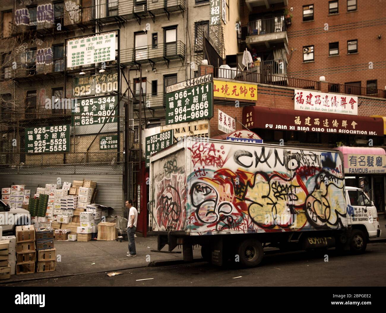 Graffiti Signs New York City Street Signs Pattern On Blue" Art Board
