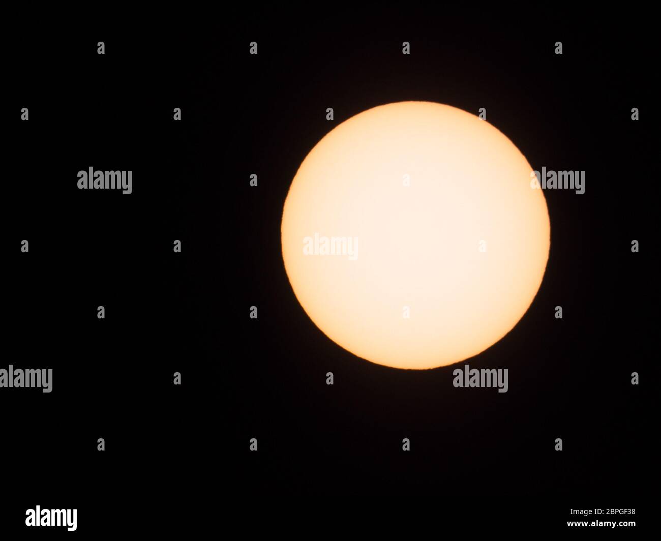 the Sun seen with telescope from planet Earth Stock Photo - Alamy