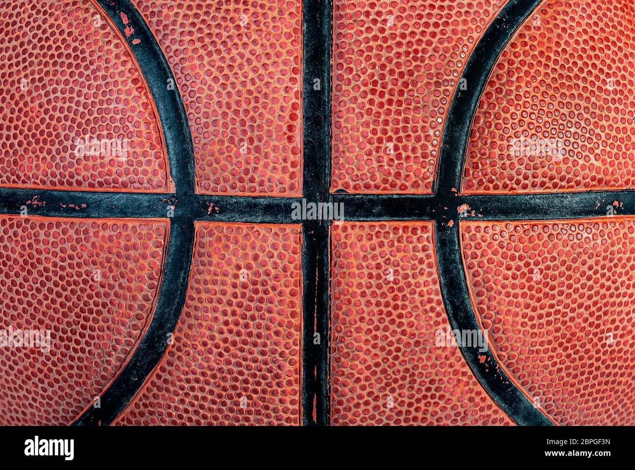 Abstract background is a part of old basketball ball Stock Photo - Alamy