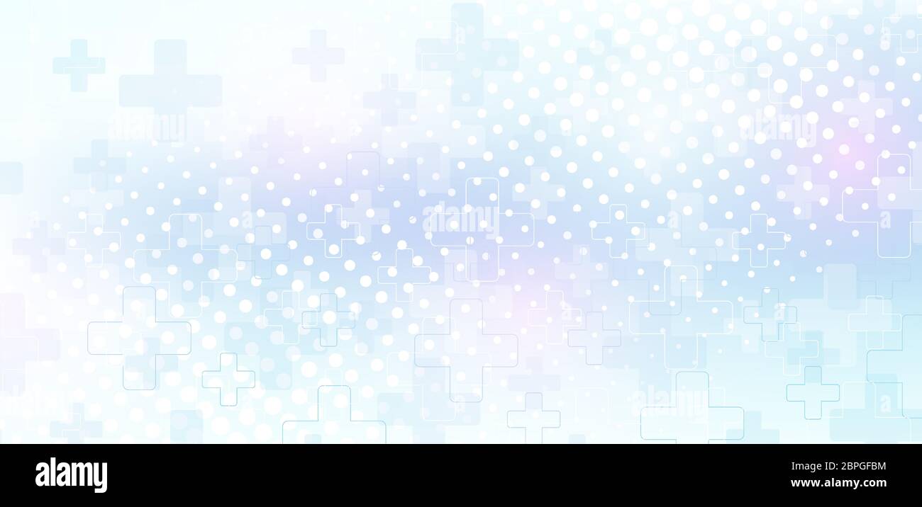 Abstract medical and science healthcare blue banner design template ...