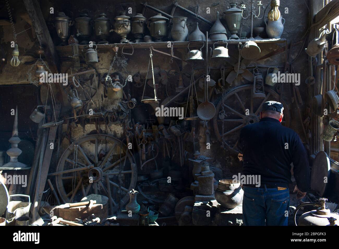 The working and beating of copper has been a tradition and means of ...