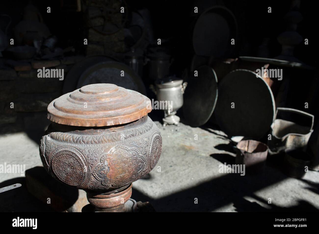 The working and beating of copper has been a tradition and means of ...