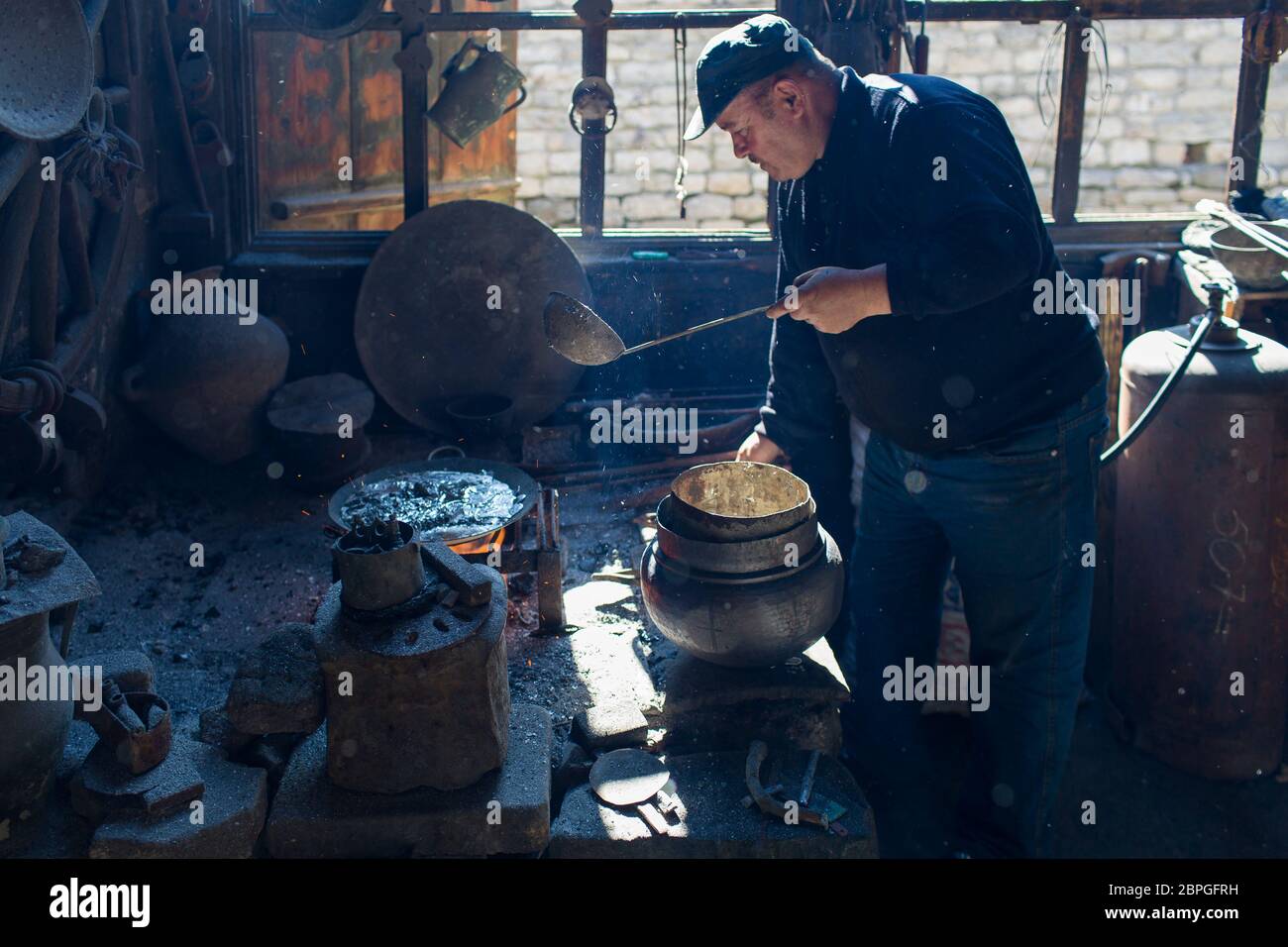 The working and beating of copper has been a tradition and means of ...