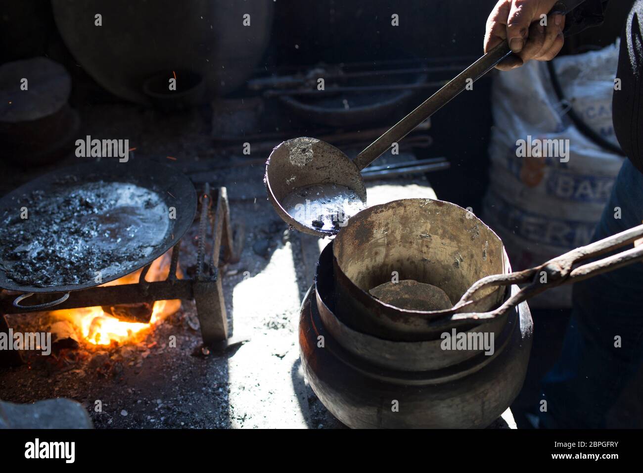 The working and beating of copper has been a tradition and means of ...