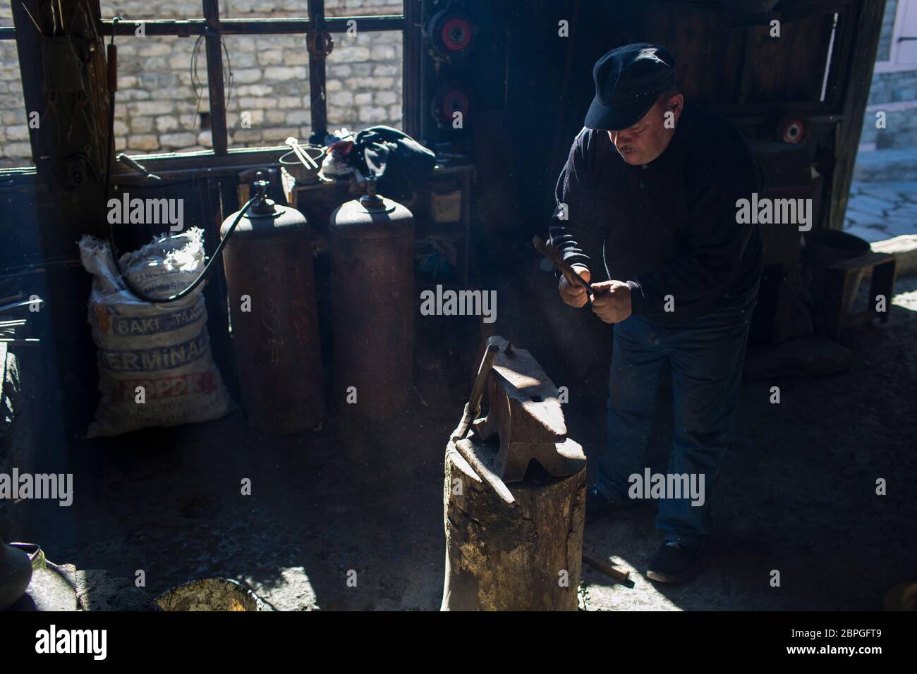 The working and beating of copper has been a tradition and means of ...