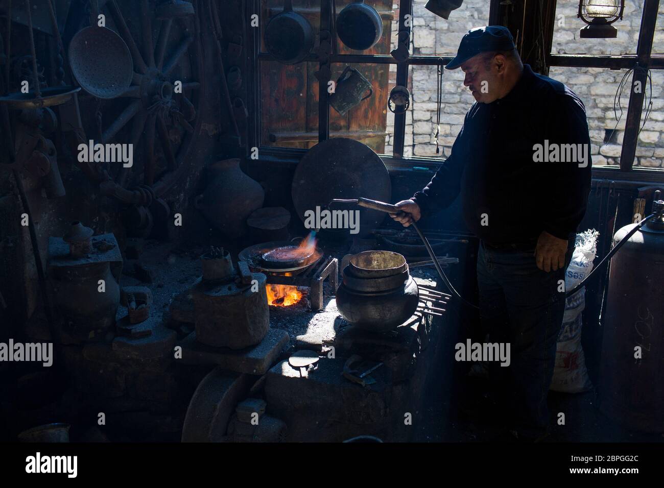 The working and beating of copper has been a tradition and means of ...