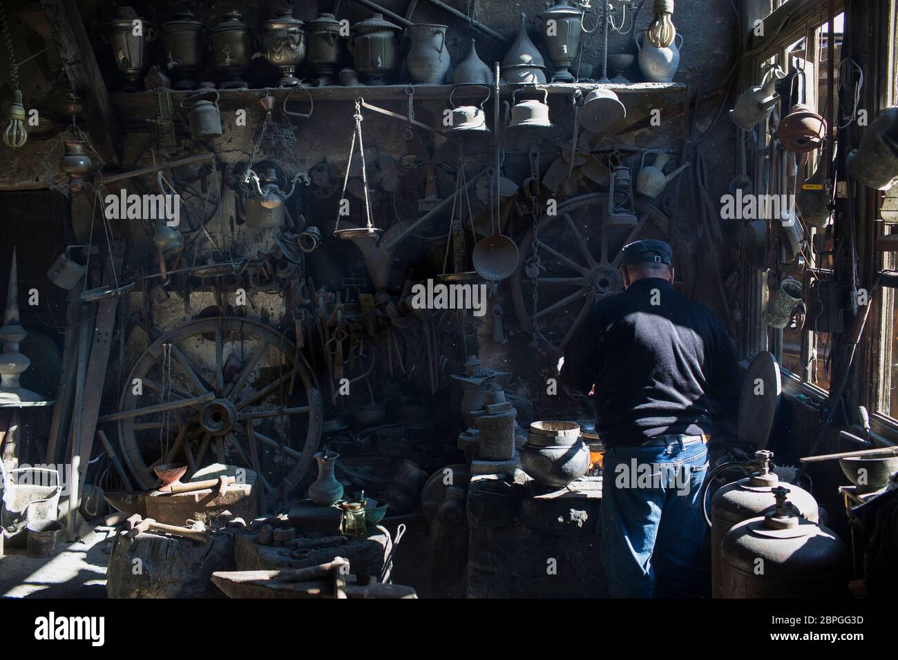 The working and beating of copper has been a tradition and means of ...