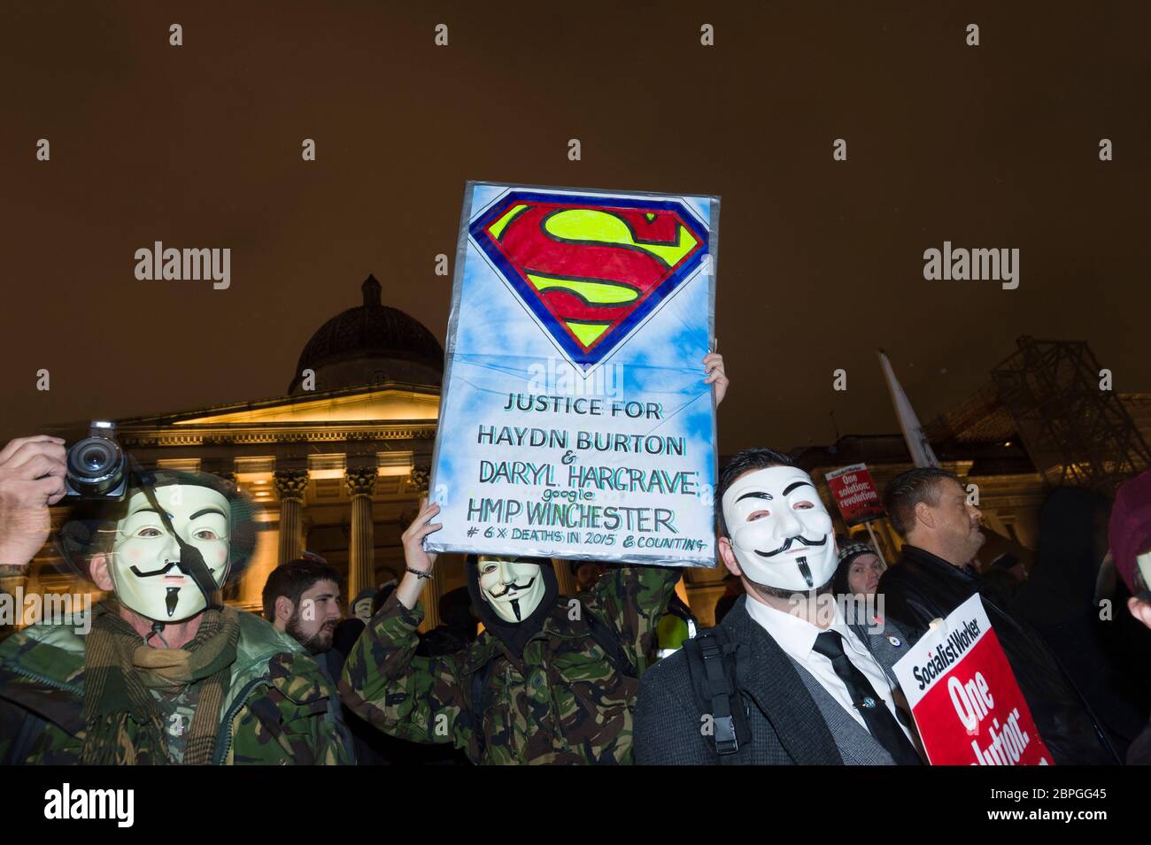 The 'Million Mask March' sees protests wearing V for Vendetta-style Guy ...