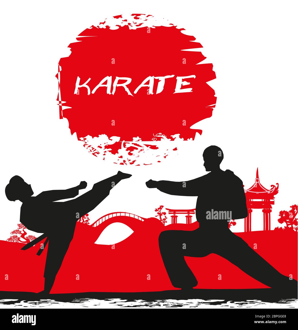 Kyokushinkai karate japan kumite hi-res stock photography and images ...