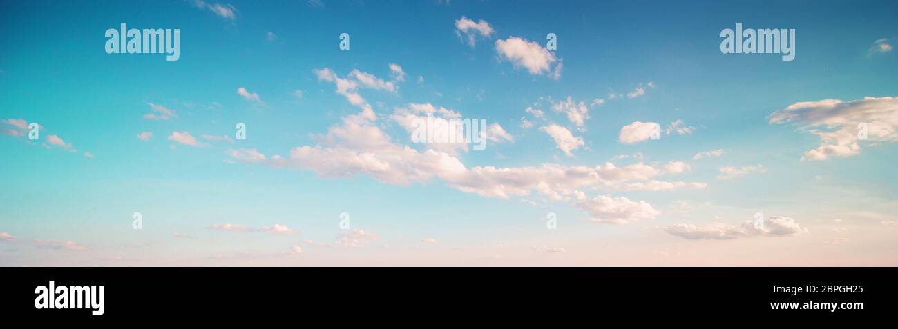 Summer colors sky and clouds. Nature background Stock Photo - Alamy
