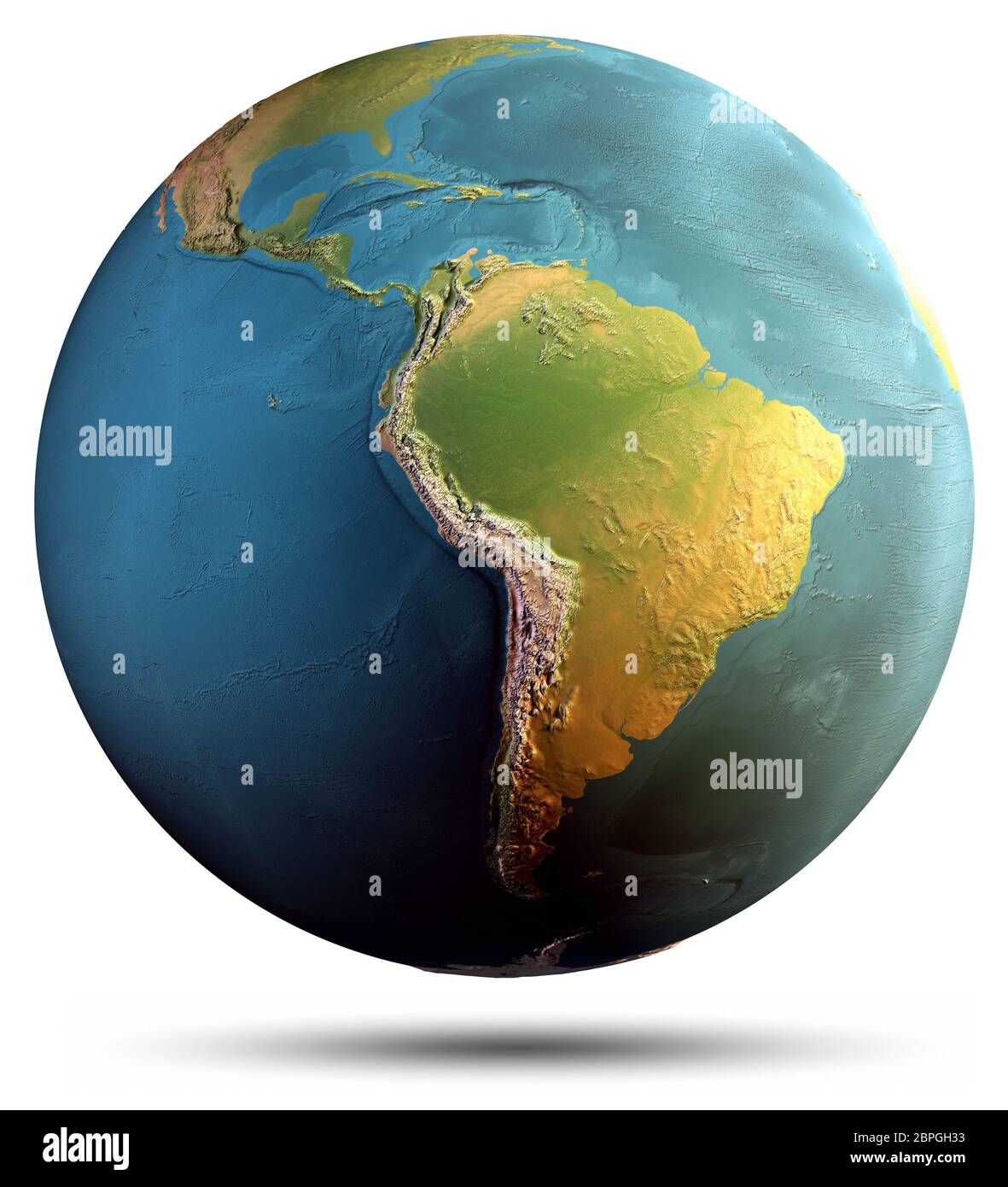 Planet Earth continents. Elements of this image furnished by NASA. 3d ...