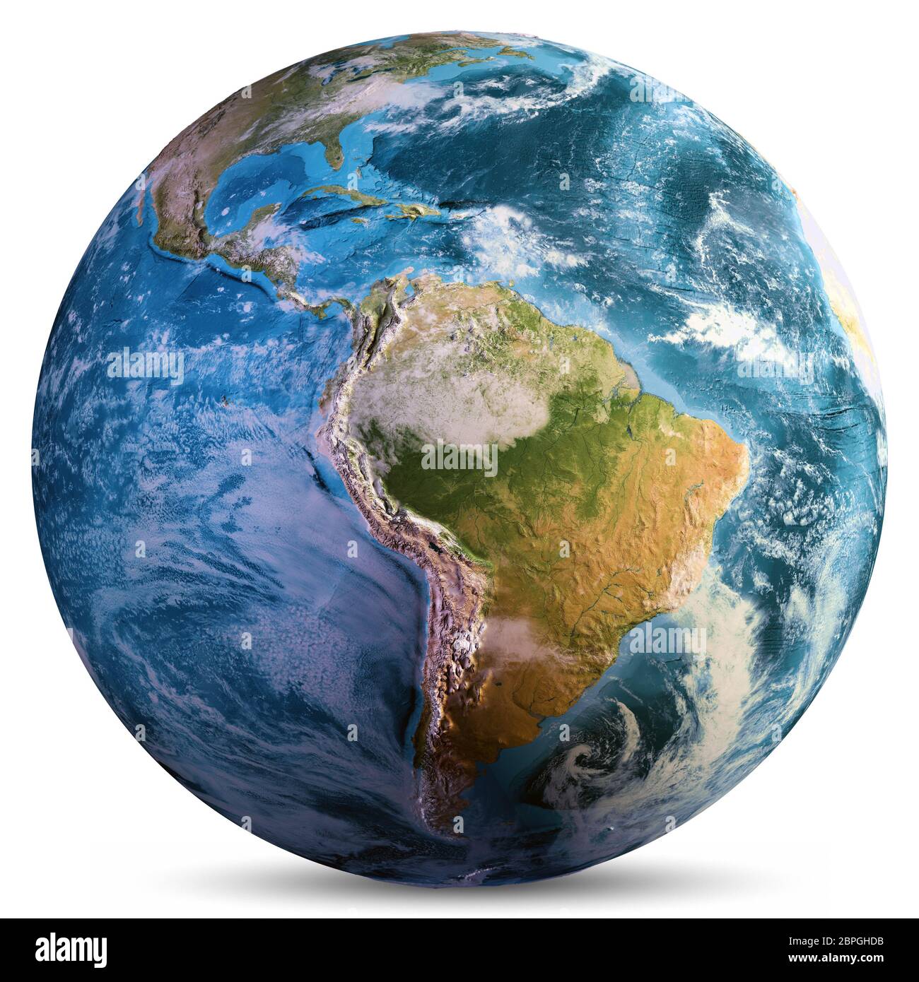 Planet Earth continents. Elements of this image furnished by NASA. 3d ...
