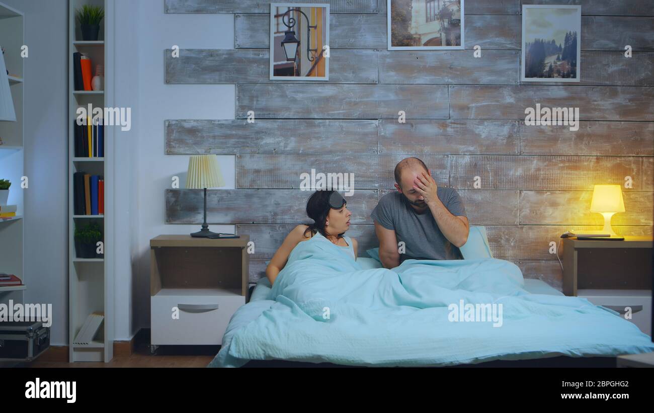 Wake up, panic, nightmare hi-res stock photography and images - Alamy